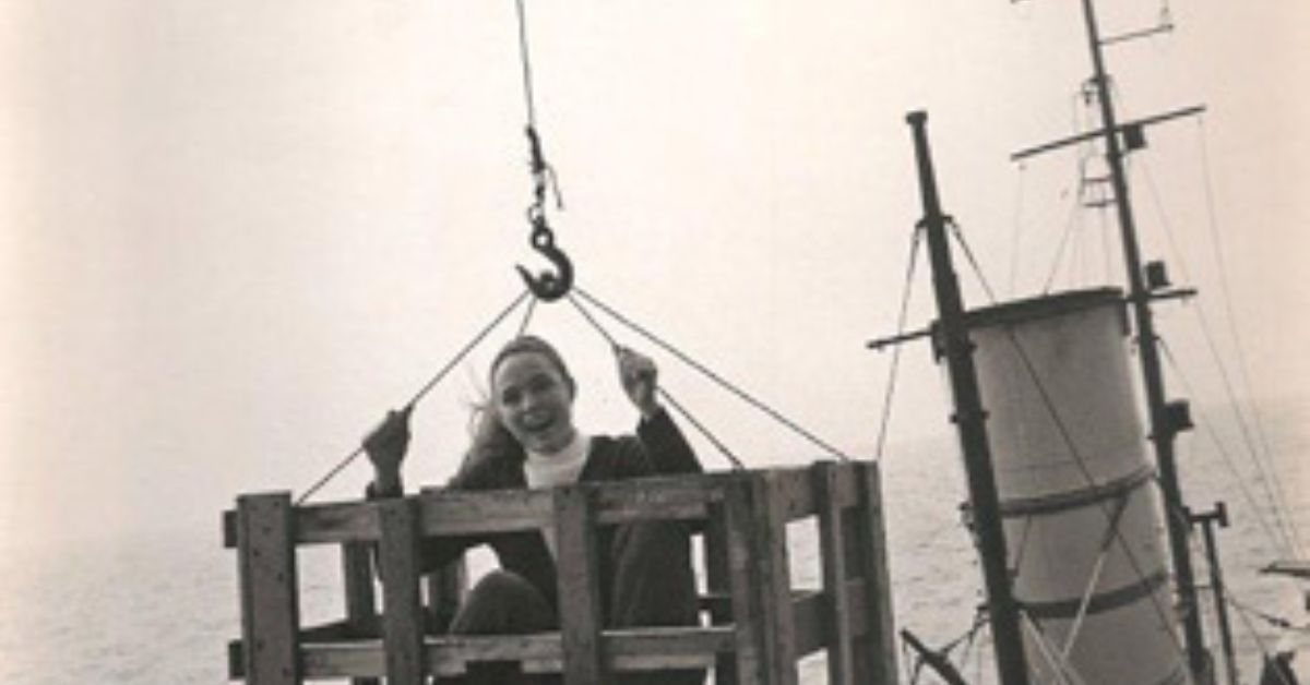 Princess Joan Being Lifted Onto Sealand | Principality of Sealand