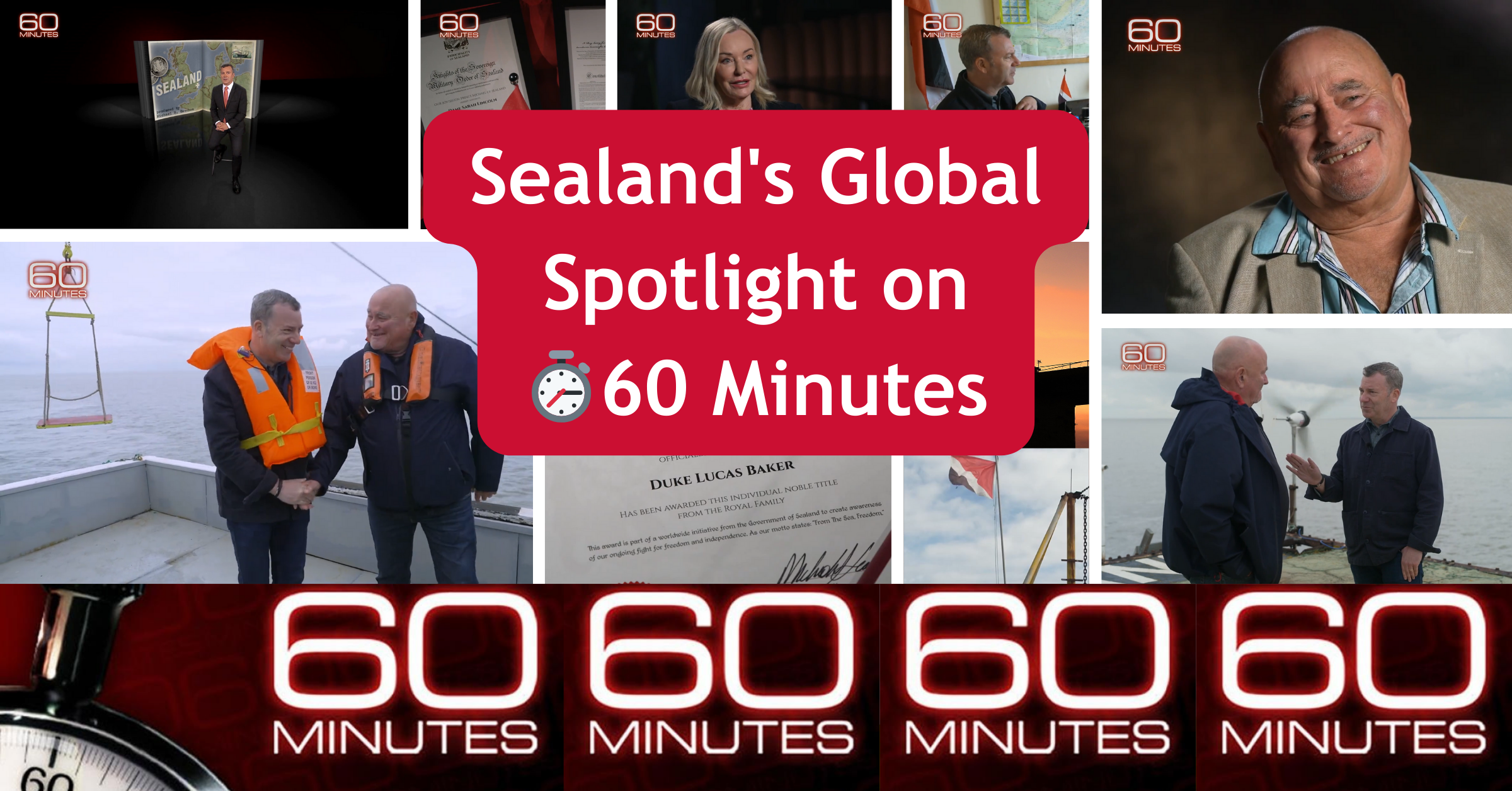 Sealand's Global Spotlight on ⏱️60 Minutes – Principality of Sealand