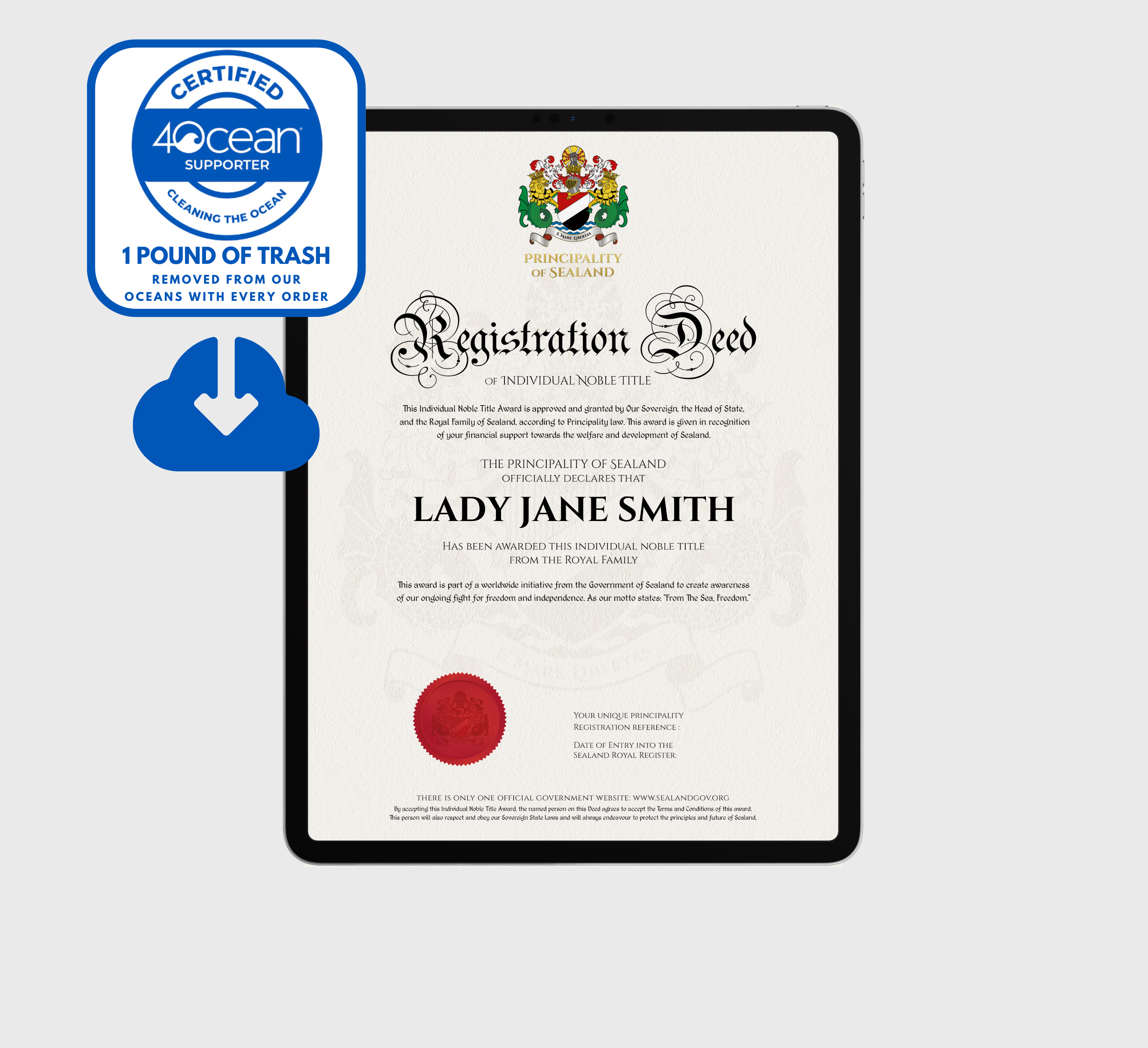 Become a Lord or Lady – Principality of Sealand
