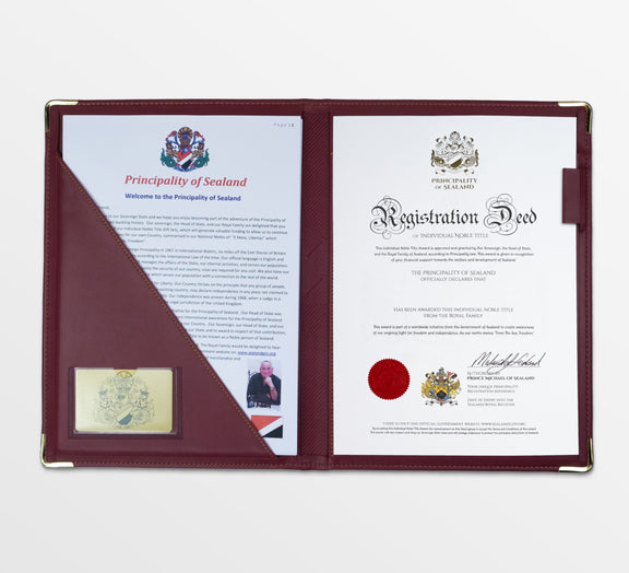 Become a Duke or Duchess – Principality of Sealand